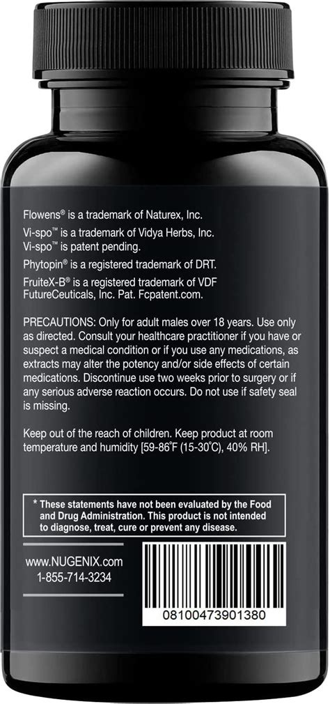 Nugenix Full Potency Prostate Supplement For Men Saw Palmetto Clinical Strength Formula For