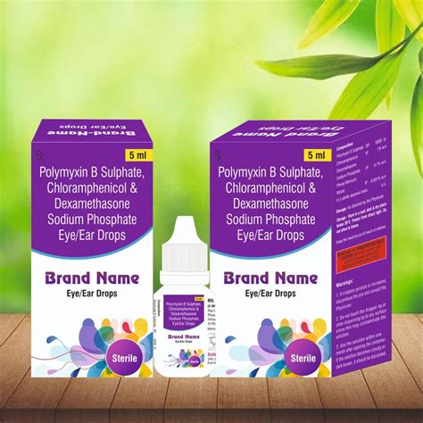 Polymyxin B Sulphate Chloramphenicol And Dexamethasone Sodium Phosphate