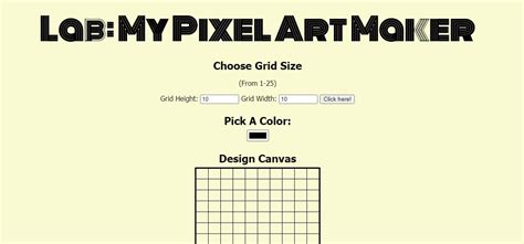 GitHub Dimikara Pixel Art Project Pixel Art Maker Done For Udacity Introduction To