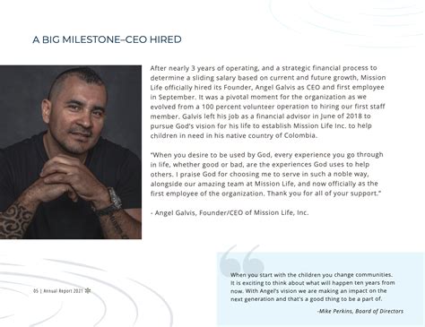 Annual Report — Mission Life Inc