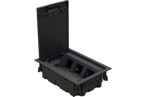 Люк в пол на 6 модулей с суппортом и коробкой Экопласт LUK 6 45х45мм ...