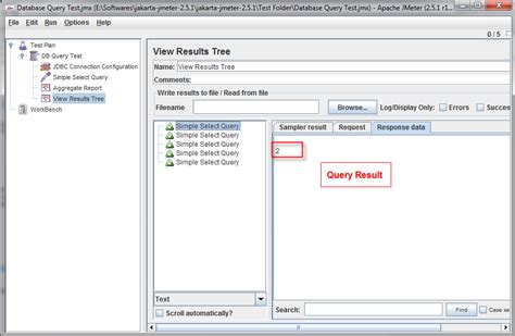 Zone Qa Load Testing Of Database Query With Jmeter