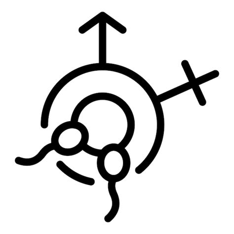 Premium Vector Black And White Genderinclusive Symbol Representing