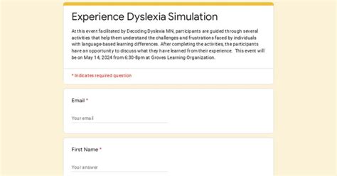 Decoding Dyslexia Minnesota On Linkedin Experience Dyslexia Simulation