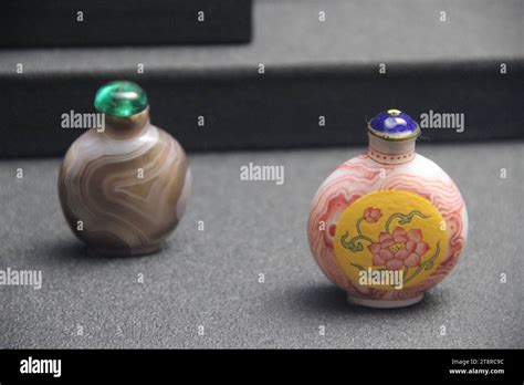 Qing Glass Snuff Bottles Special Exhibit Of Glass Artifacts Palace