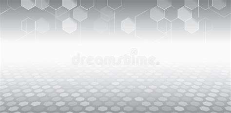 Wide Sci Fi Template With Polygons Futuristic Illustration Abstract