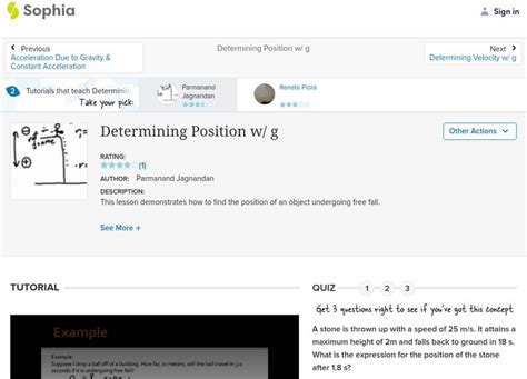 Sophia Determining Position W G Lesson 1 Instructional Video For 9th 10th Grade Lesson Planet