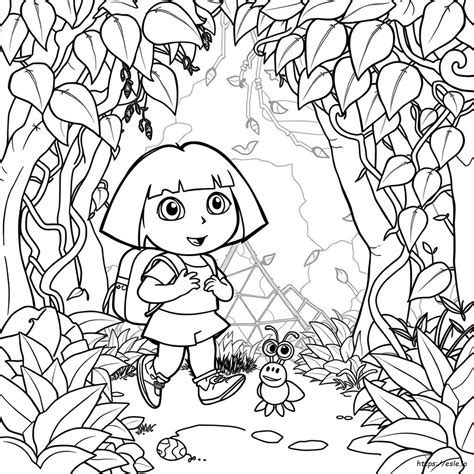 Dora The Explorer Bug Hunt Coloring Book