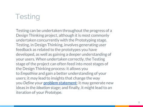 Design Thinking Prototyping And Testing Pptx