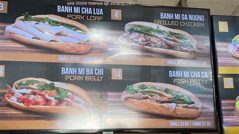 Online Menu Of Duc Huong Sandwiches Restaurant San Jose California