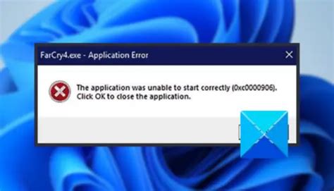 How To Fix Application Error 0xc0000906 On Windows 11 10