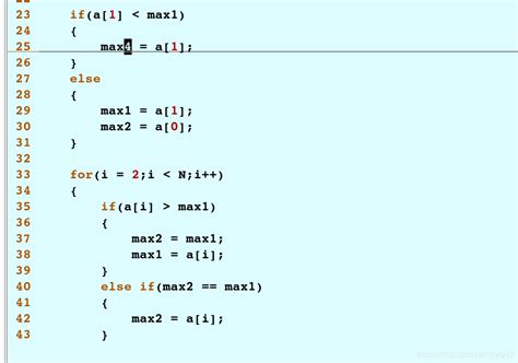 快速找出一个数组中的最大数、第二大数。（笔试题）c语言找最大数和第二大数 Csdn博客
