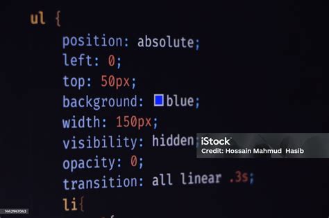 Software Development By Programmer Abstract Computer Script Code Programming Code Screen Of