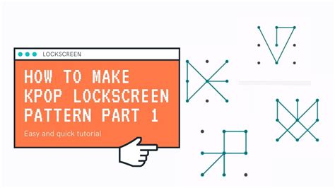 How To Make Kpop Pattern Lock Exo Bts Seventeen Youtube