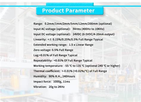 Customized UNIVO UBMD SY Linear Displacement Sensor For Motion Position Measurement