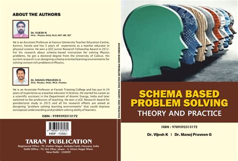 Schema Based Problem Solving Theory And Practice Taran Publication