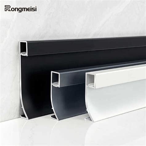 Lighted Aluminium Baseboard Profile 50mm 80mm Led Skirting