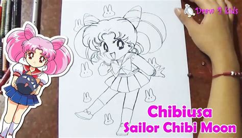 How To Draw Sailor Chibi Moon Chibiusa Vẽ Thủy Thủ Mặt Trăng Con