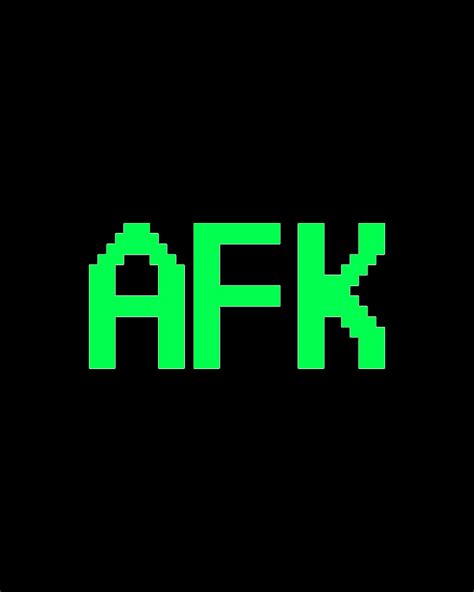 Funny Gaming Away From Keyboard Afk Graphic Digital Art By Jacob Hughes