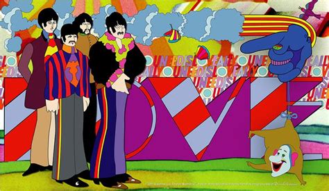 Yellow Submarine Art Beatles Poster Poster Art