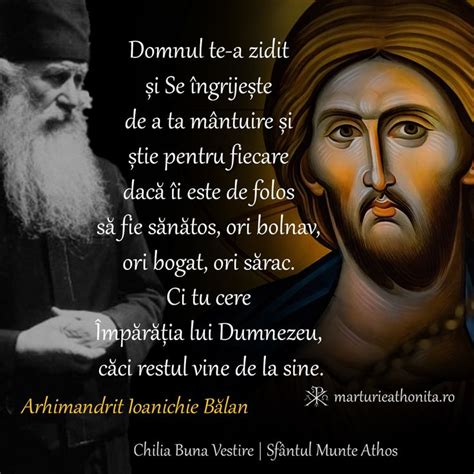 Arhim Ioanichie Bălan Domnul Te A Zidit