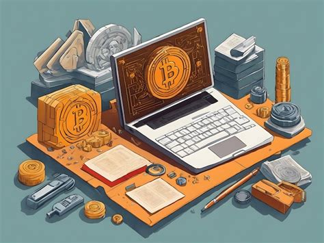 Premium Ai Image Flat Illustration Of Cryptography