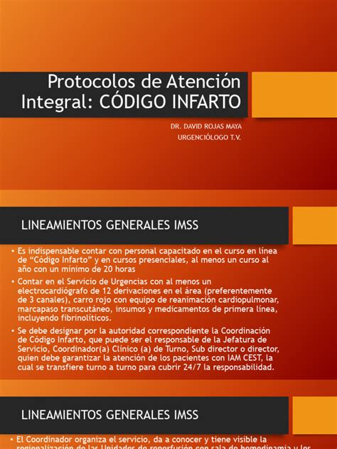 Protocolo Código Infarto Imss Pdf