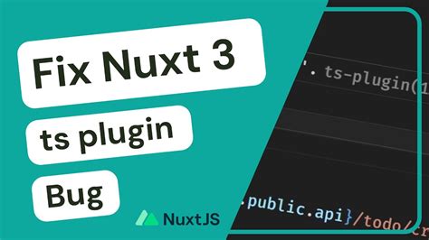 Fix Nuxt 3 Ts Plugin Bug Volar Extension Urdu And Hindi Youtube