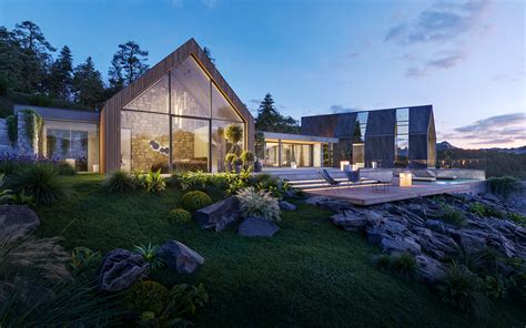 Modern Barn Iii Full Cgi On Behance