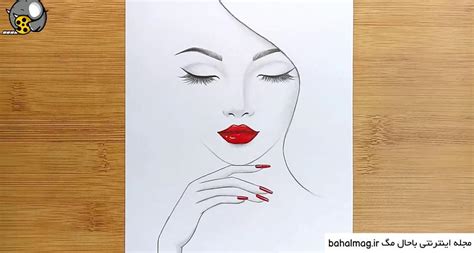 عکس نقاشی دخترانه آسان ️ بهترین تصاویر