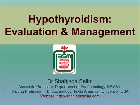 Hypothyroidism Pptx