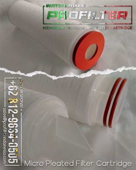 Micro Pleated Filter Cartridge Pt Profilter Indonesia