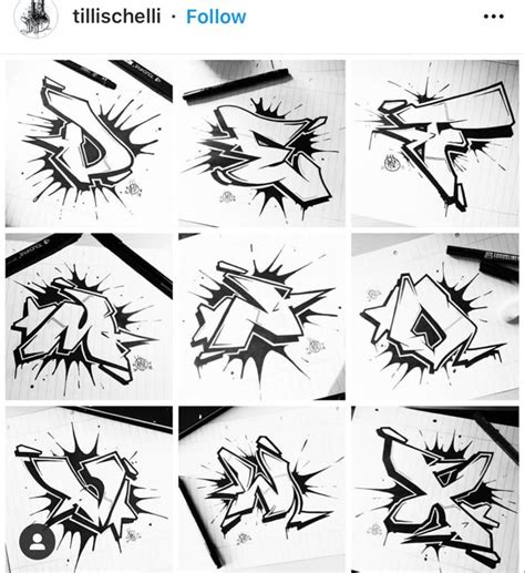 Wildstyle Graffiti Alphabet