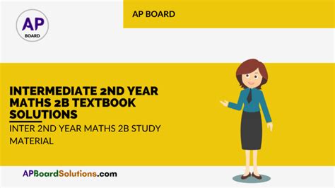 Intermediate 2nd Year Maths 2b Textbook Solutions Inter 2nd Year