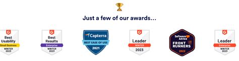 16 Award Section Examples On Saas B2b Websites Ui Examples