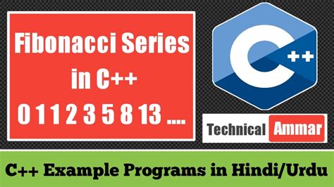 Fibonacci Series In C Using For Loop C Example Programs Youtube