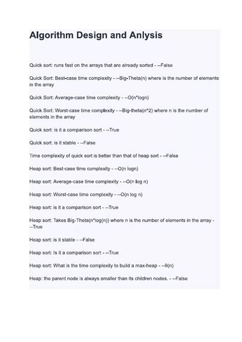 Algorithm Design An Questions With Answers Tests Stuvia Us