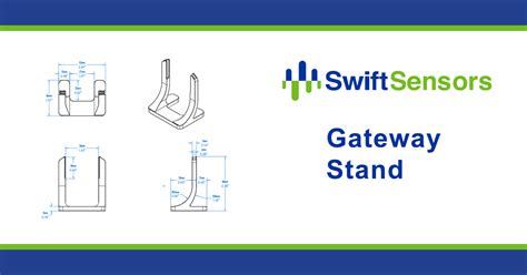 Sg3 Stand Gateway Stand Dimensions Swift Sensors