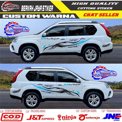 Jual 2pcs Kanan Kiri List Stripe Mobil Nissan Xtrail Stiker Sticker