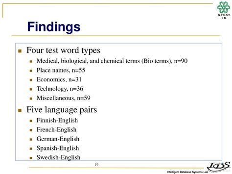 ppt fuzzy translation of cross lingual spelling variants powerpoint