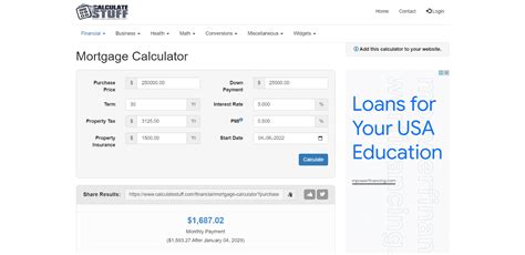 Top 20 Mortgage Calculator Tools Startup Stash