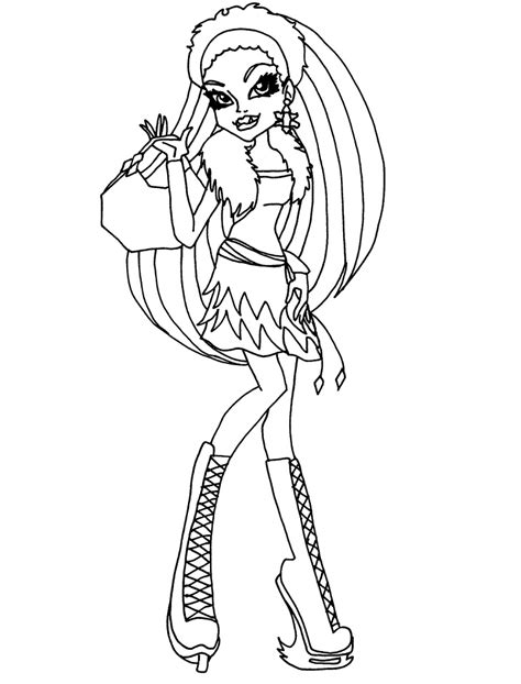 Monster High Coloring Sheets