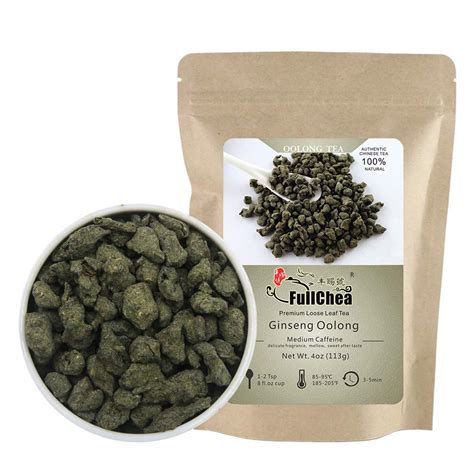 Fullchea Ginseng Oolong Tea Oolong Tea Loose Leaf