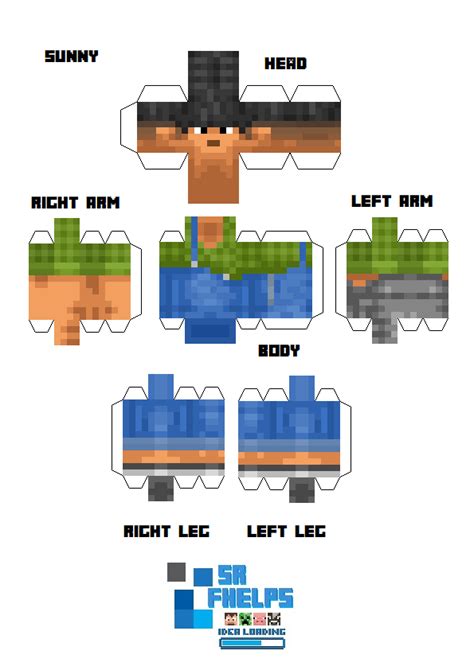 Minecraft Skins Template