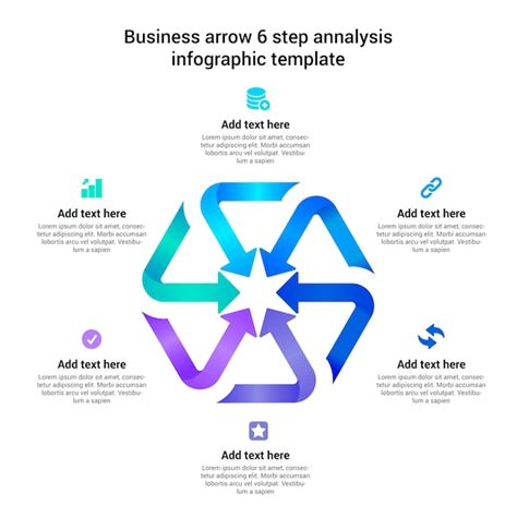 Premium Vector Arrow Step Infographic