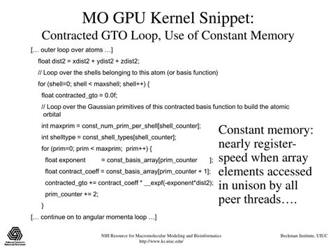 Ppt Accelerating Molecular Modeling Applications With Gpu Computing