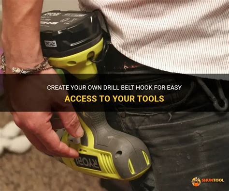 Create Your Own Drill Belt Hook For Easy Access To Your Tools Shuntool