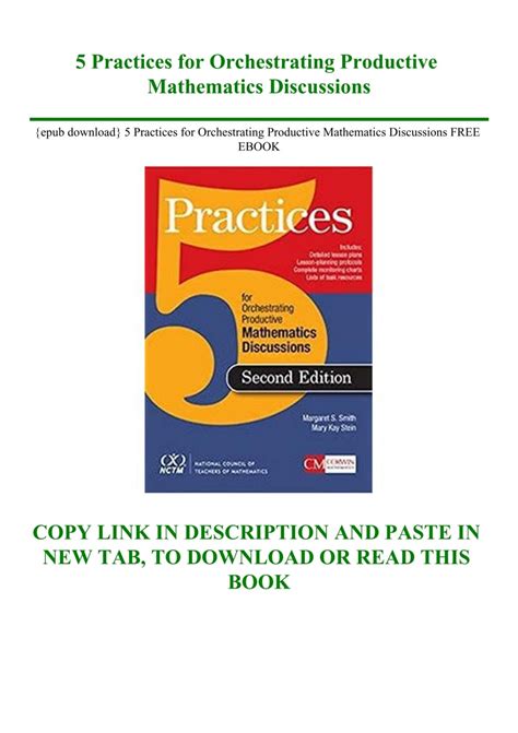 {epub Download} 5 Practices For Orchestrating Productive Mathematics