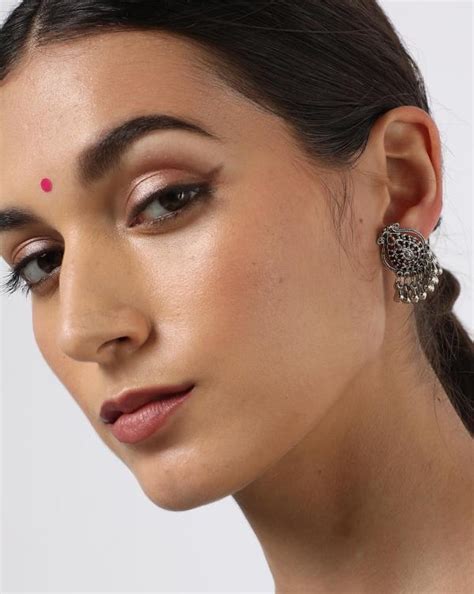 Drop Earrings With Push Back Closure Jiomart