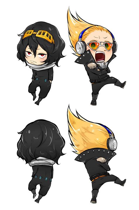 Present Mic And Aizawa Shota Chibi Otaku Issues